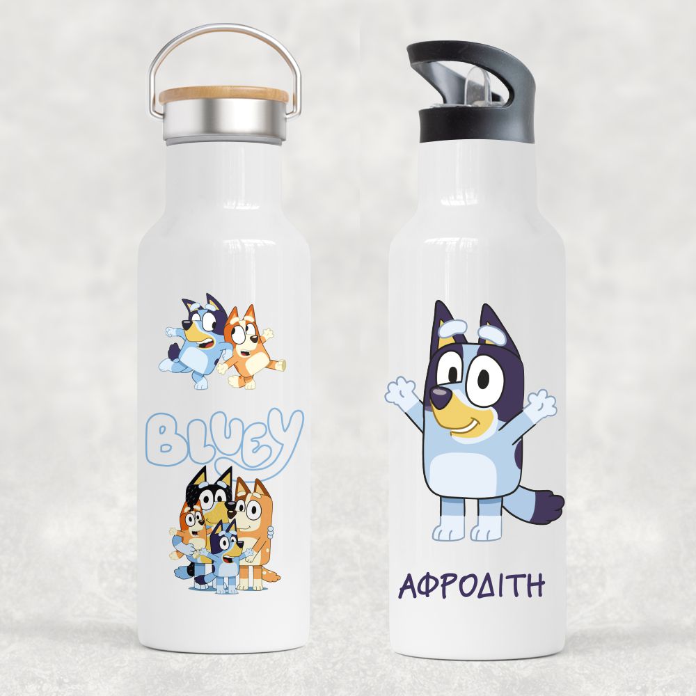 Stainless Steel Thermo Bottle Bluey - AMMA Design